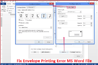 18002201032 Fix Envelope Printing Error MS Word File | msofficesupports in Los Angeles, CA 90021