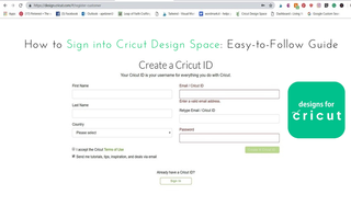 How to Sign into Cricut Design Space: Easy-to-Follow Guide | Cricut ...