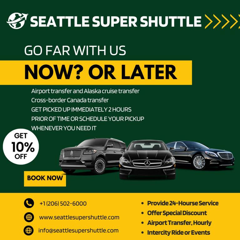 Map and Directions to Seattle Airport Shuttle in Seattle, WA 98126