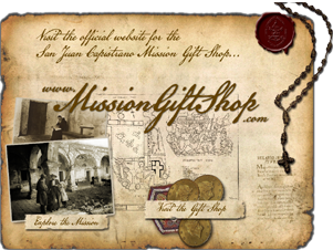 Map and Directions to Mission Gift Shop in San Juan Capistrano, CA 92675