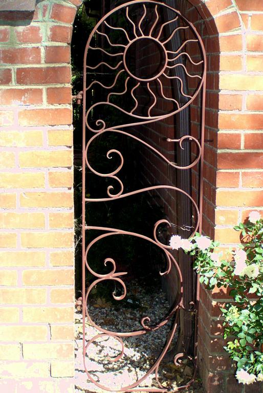 Wrought Iron "Sun" Gate from Twisted Metal in Sacramento, CA 95815