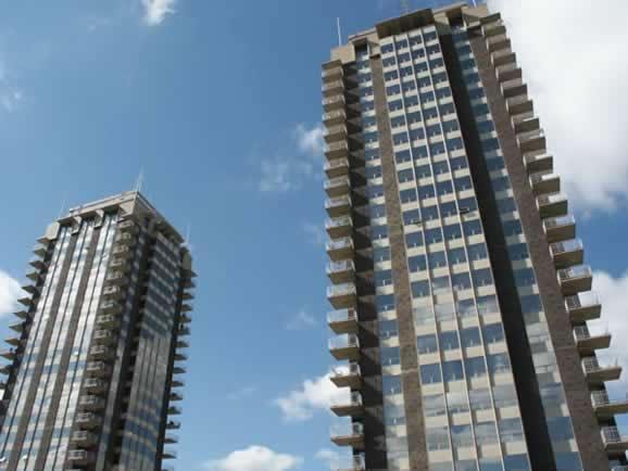 Map and Directions to Riley Towers Apartments in Indianapolis, IN 46204
