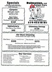Map and Directions to Dalmation Carpet Care in Florissant, MO 63031